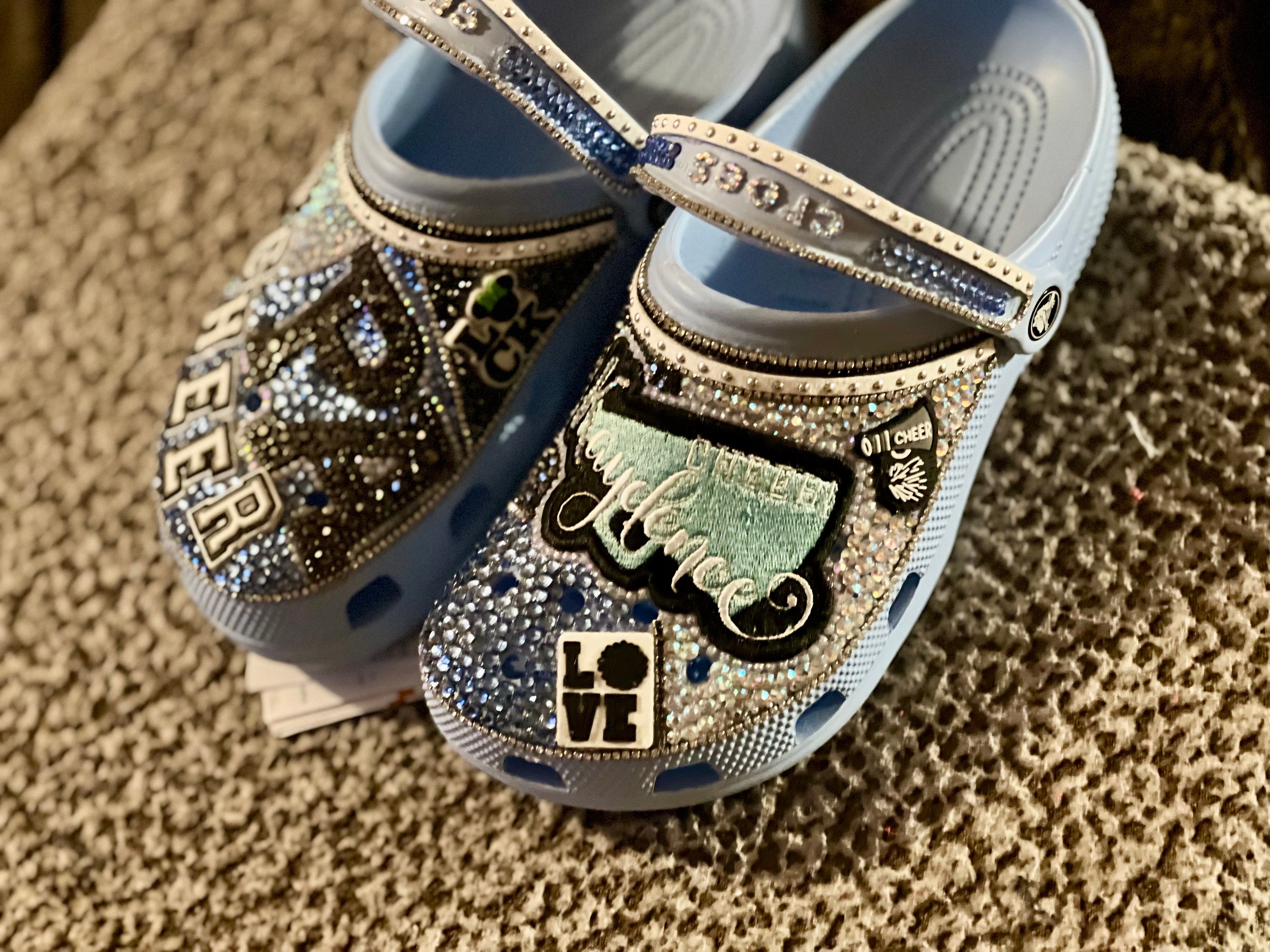 Custom Cheer Crocs - Etsy