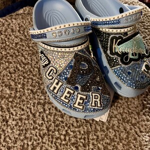 Custom Cheer Crocs - Etsy