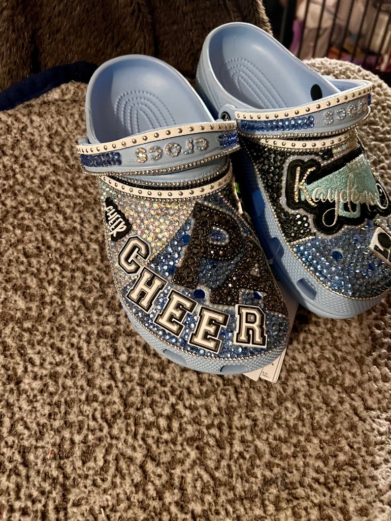 Custom Cheer Crocs - Etsy