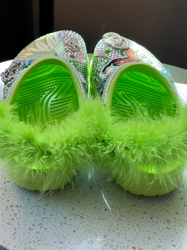 Custom Princess and the Frog Crocs - Etsy