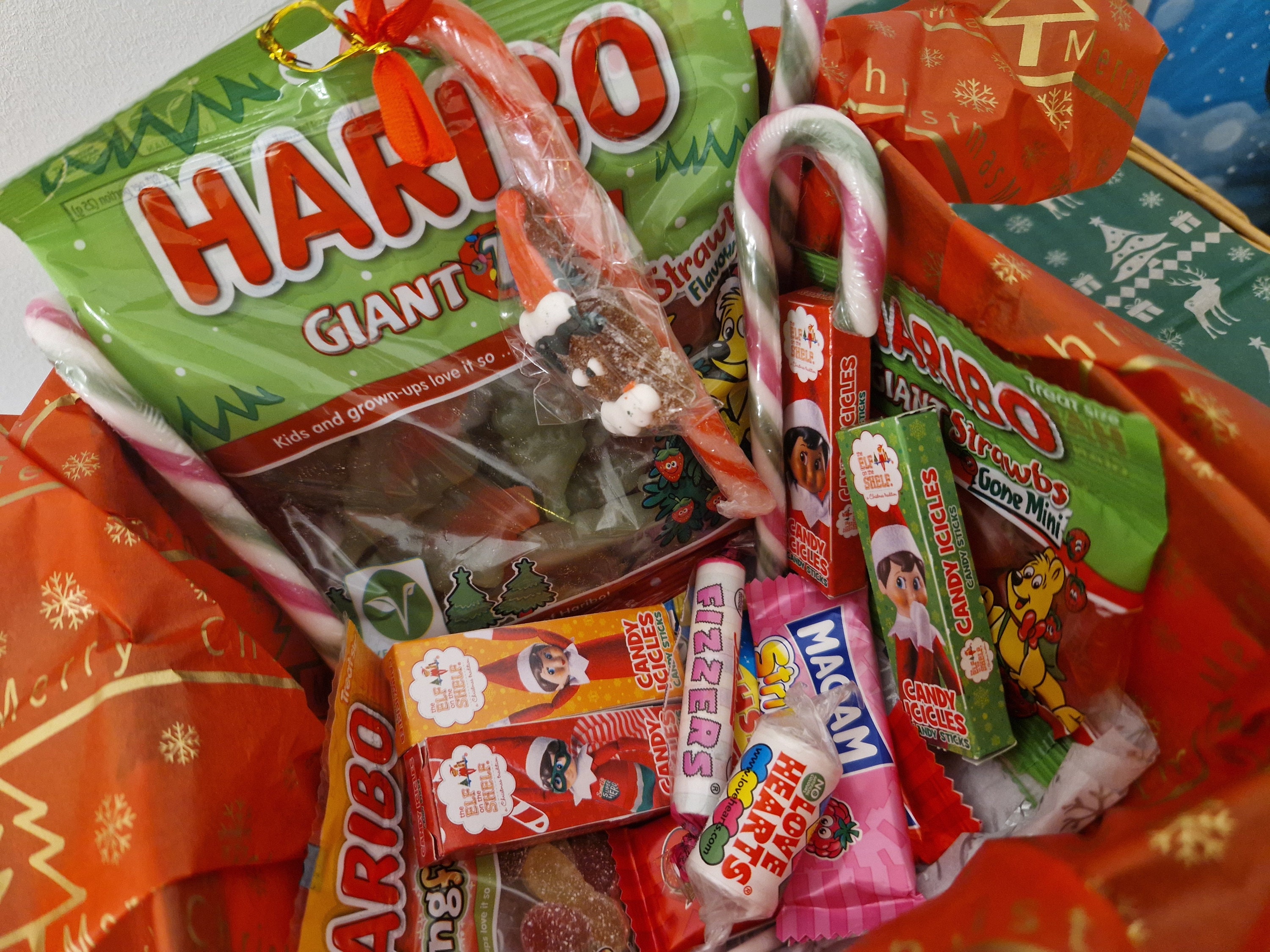 Christmas Festive Retro Sweet Selection Gift Box - Etsy UK