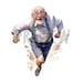 Funny Grandpa Runner PNG, Grandpa Running Clipart, Old Man Running ...