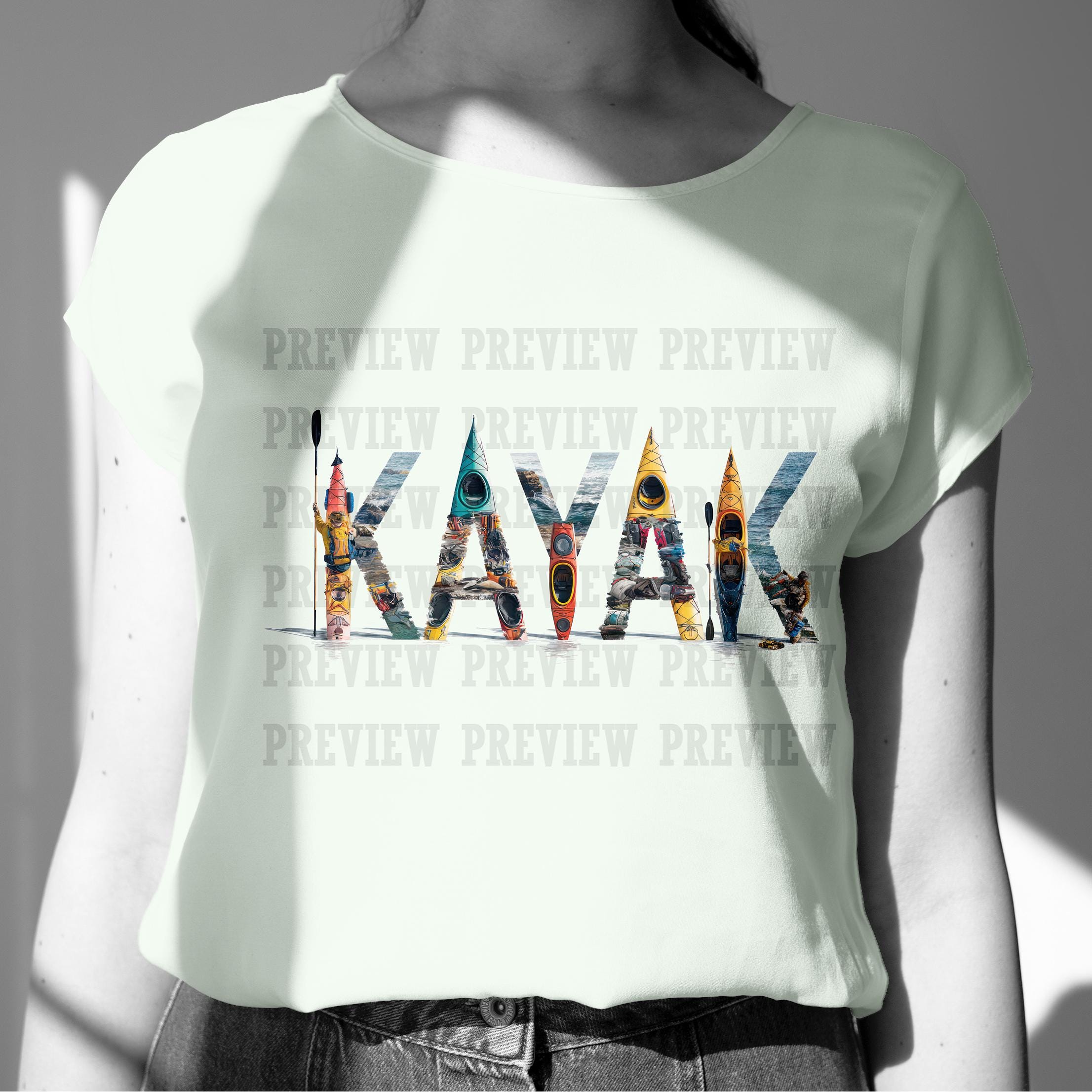 Kayak & Gear Shaped Letters PNG, Gift for Kayaker Paddler, Kayak ...