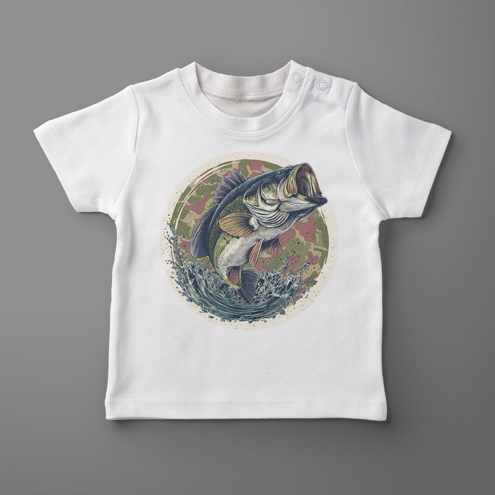 Camo Jumping Bass Fishing PNG, Bass Fish Sublimation, Fisherman, Old ...
