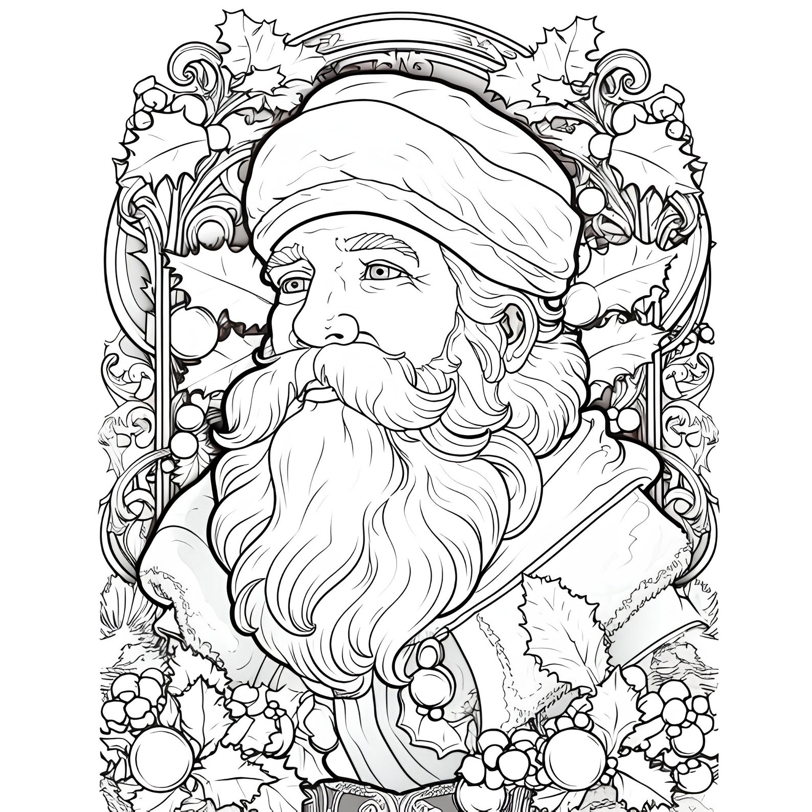 Victorian Christmas Printable Coloring Scenes - Set of 10 - Etsy