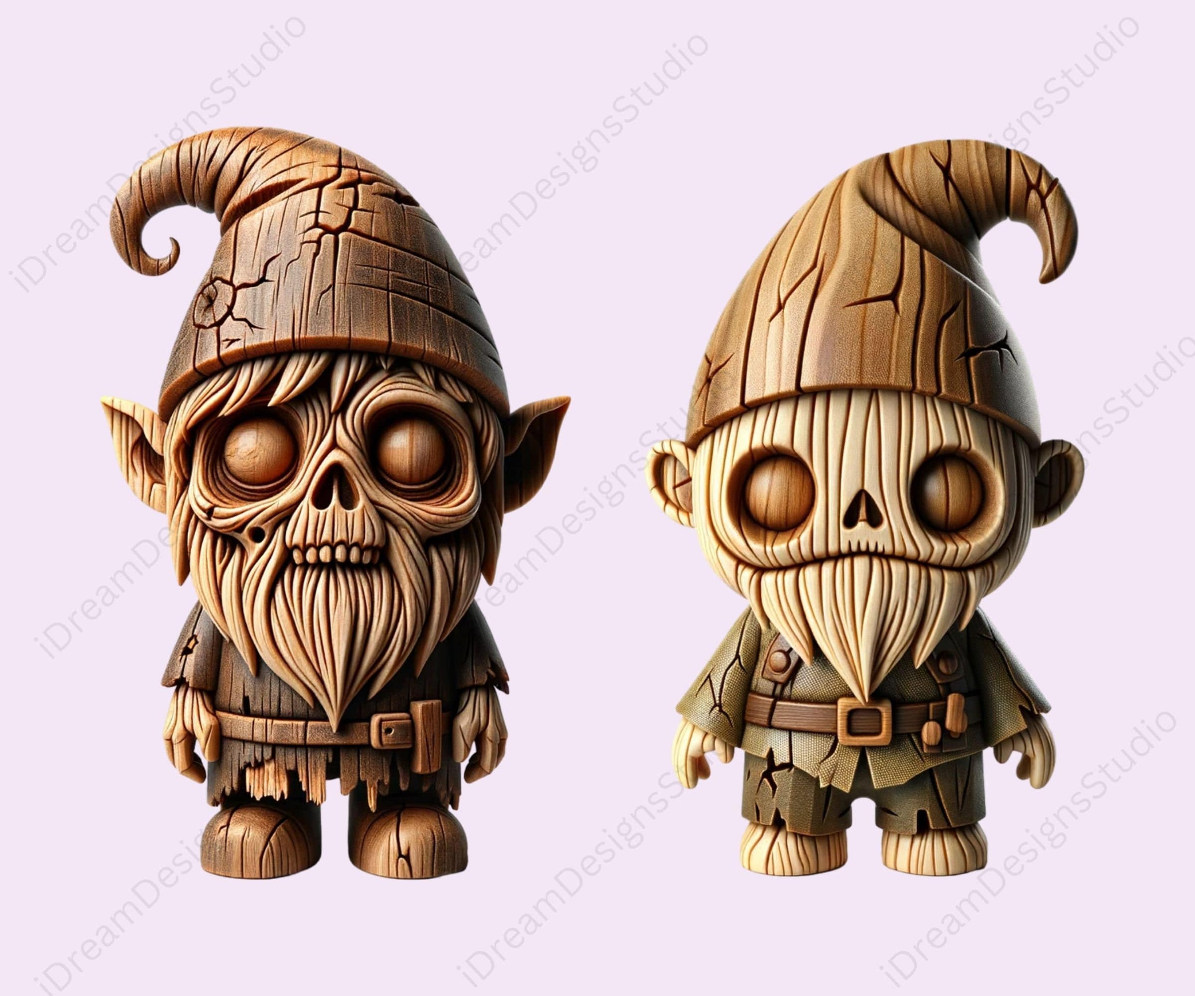 Gnome Zombie Clip Art PNG 20 Transparent Background Horror Holiday ...