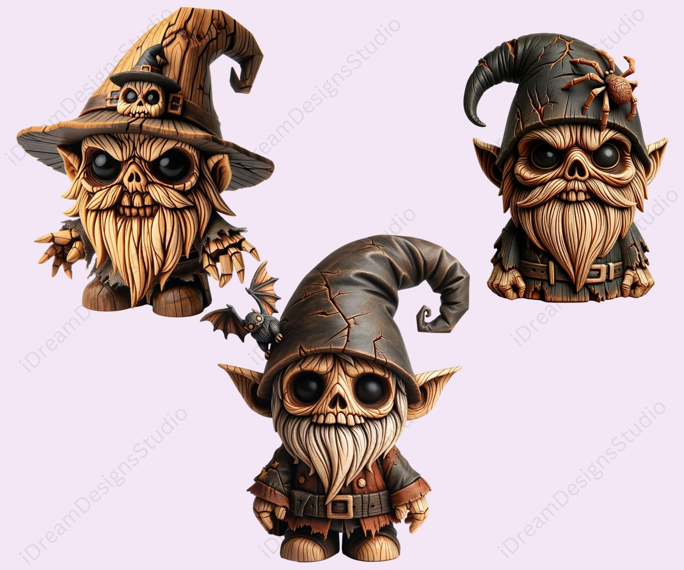 Gnome Zombie Clip Art PNG 20 Transparent Background Horror Holiday ...