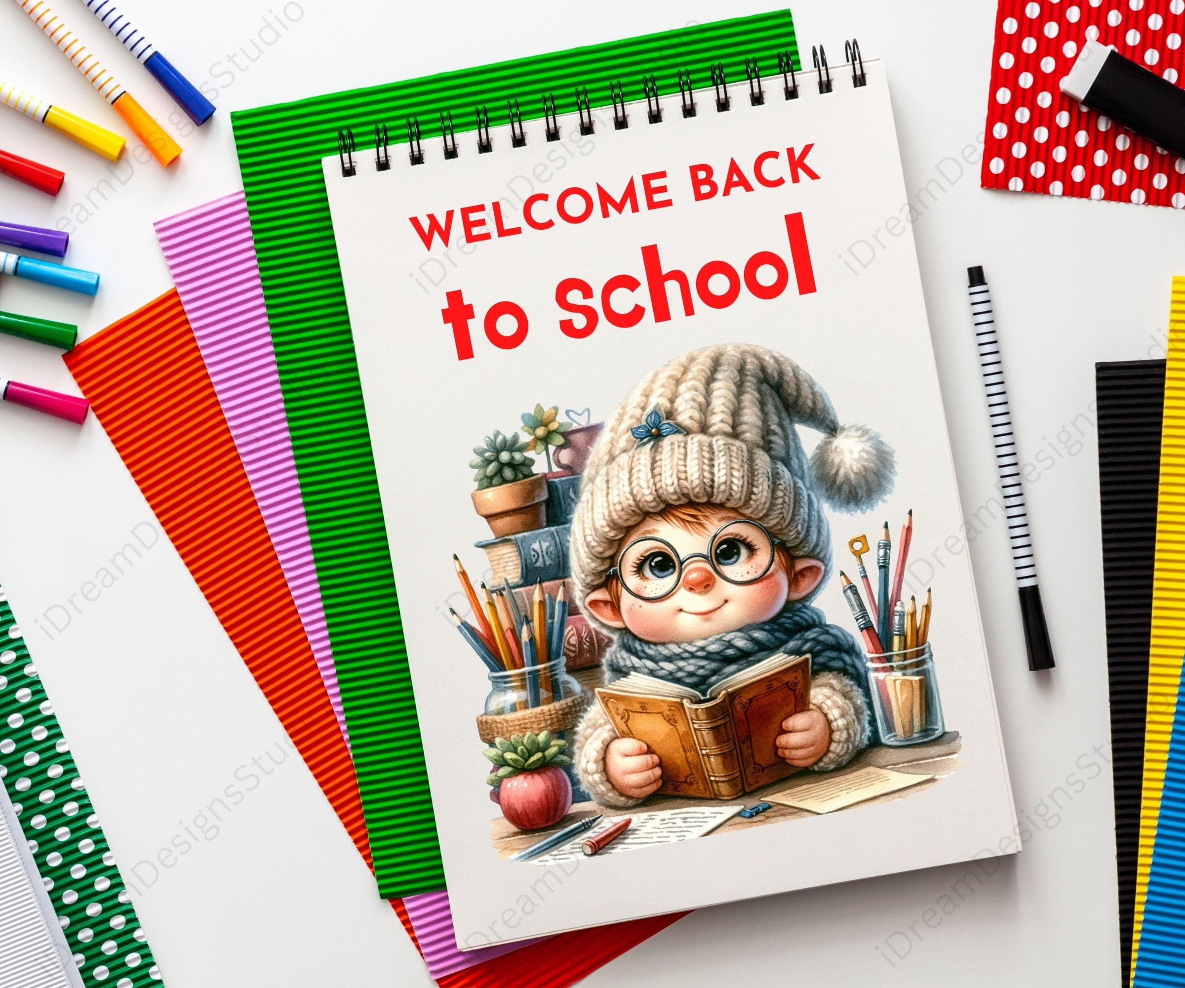 Back to School Gnomes Clipart Bundle 25 High Quality - Etsy