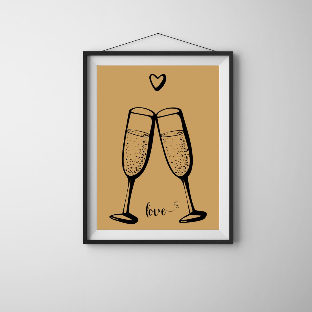 Glass PRINTABLE Wall Art L O V E Classic Love Wordbedroom - Etsy