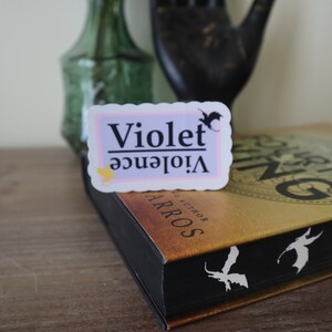 Violet Fourth Wing Sticker - Etsy