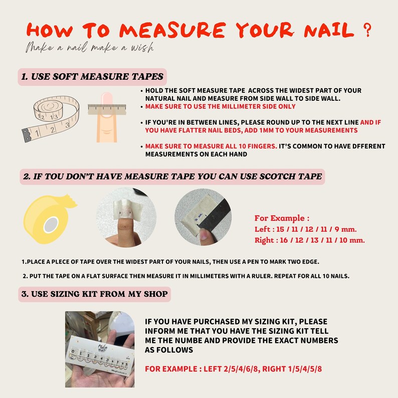 PONYO Press-on Nails [ Open for Custom Made ] Fake Nails / Handmade ...