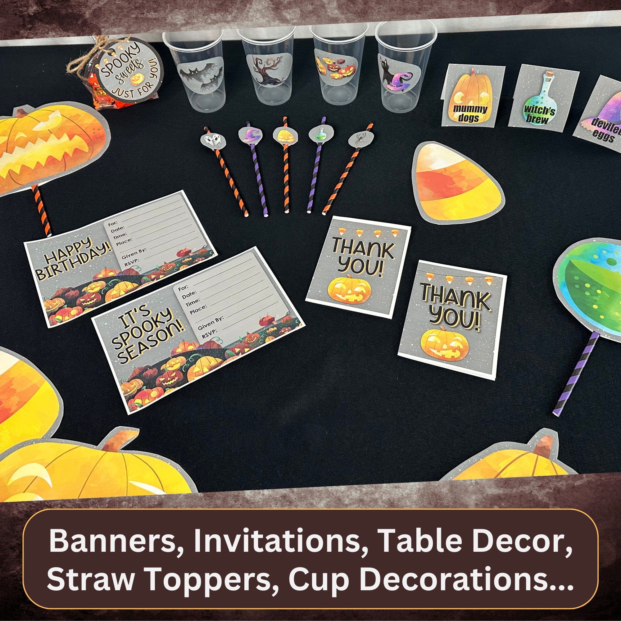 Halloween Escape Room printable Kit includes Party Decorations - Etsy