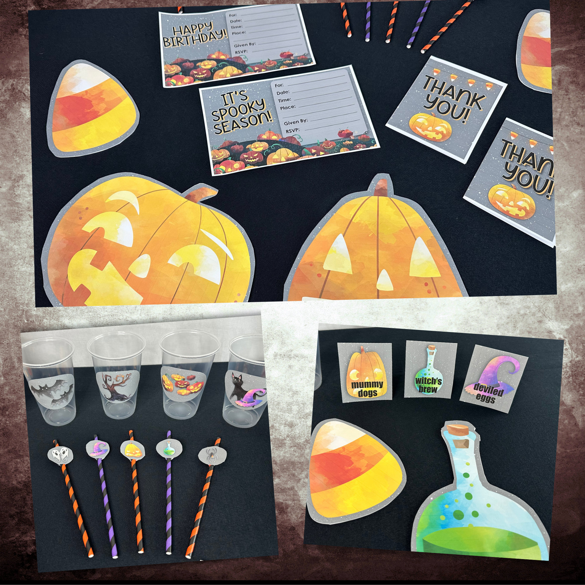 Halloween Escape Room printable Kit includes Party Decorations - Etsy