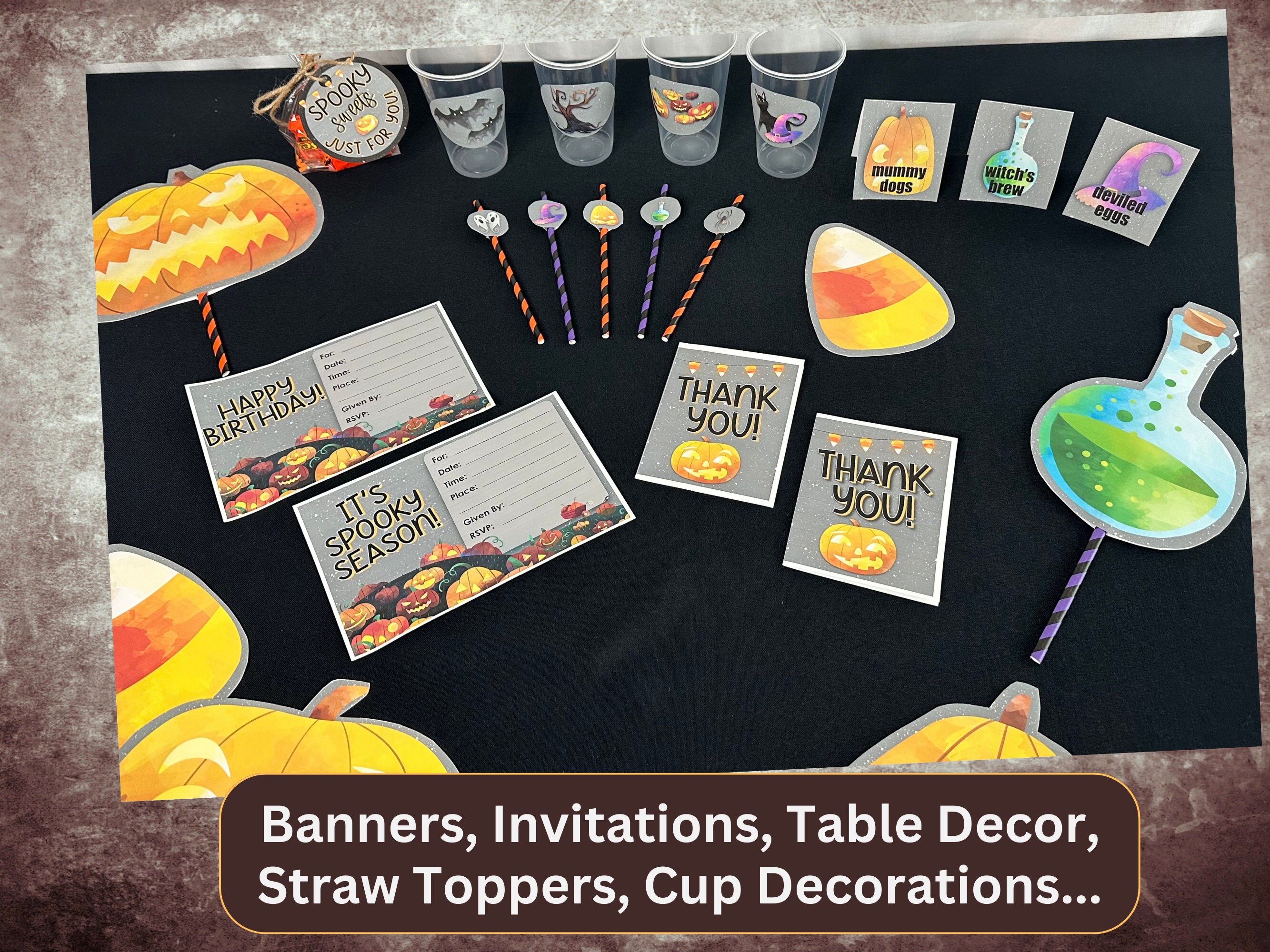 Halloween Escape Room (printable) Kit (includes Party Decorations) - Etsy