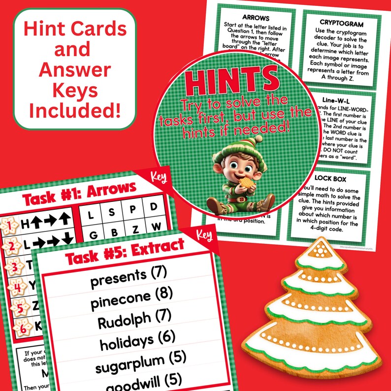 Who Swiped the Christmas Cookies Holiday-themed Kids Mystery - Etsy Canada