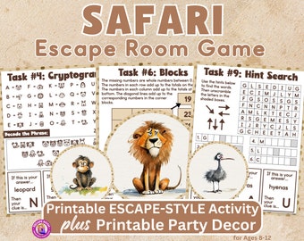 Magical Forest Printable Escape Style Activity Game for Ages 8-12 With ...