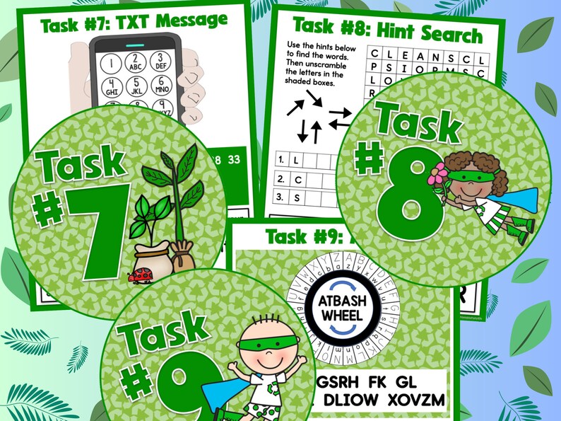 Earth Day Escape Room Game: Printable Party Decor, Ages 8-12 (PDF) - Etsy