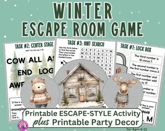 Magical Forest Printable Escape Style Activity Game for Ages 8-12 With ...