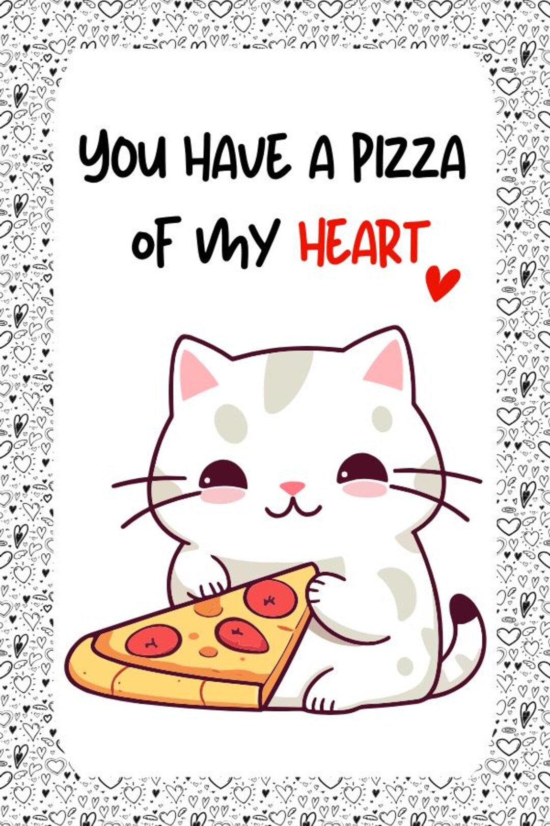 Cute Printable Valentine's Day Cards - Etsy