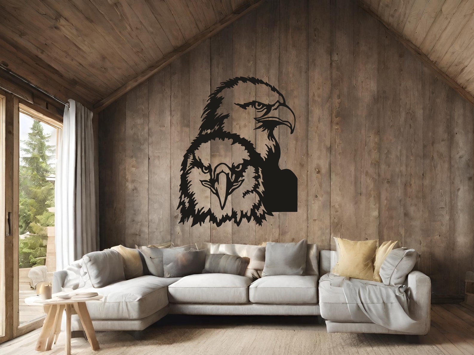 Bald Eagle Metal Decor Large Metal Eagle Wall Art Metal - Etsy