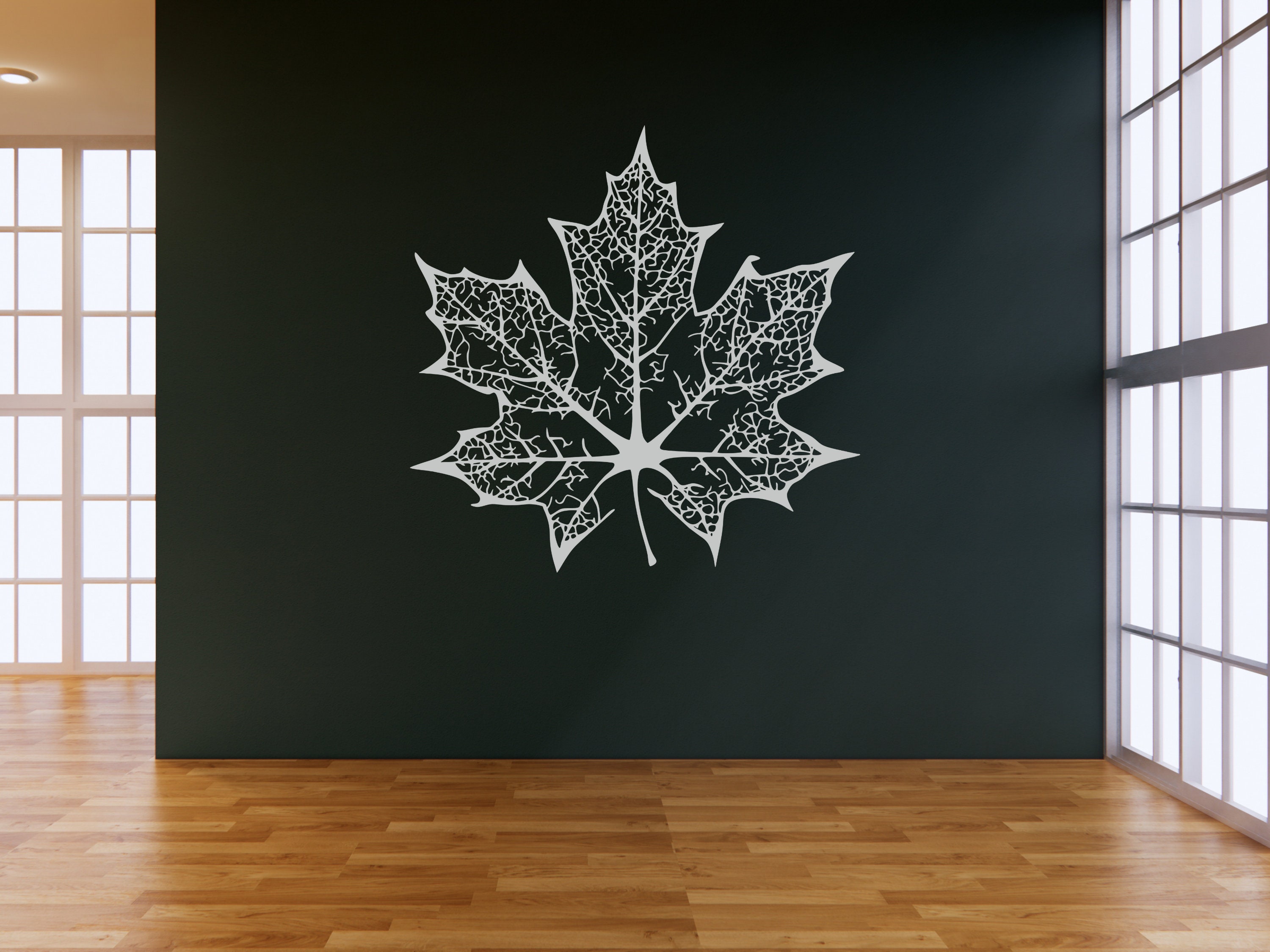 Big Leaf Maple Metal Wall Art, Maple Leaf Metal Wall Art, Plane Tree ...