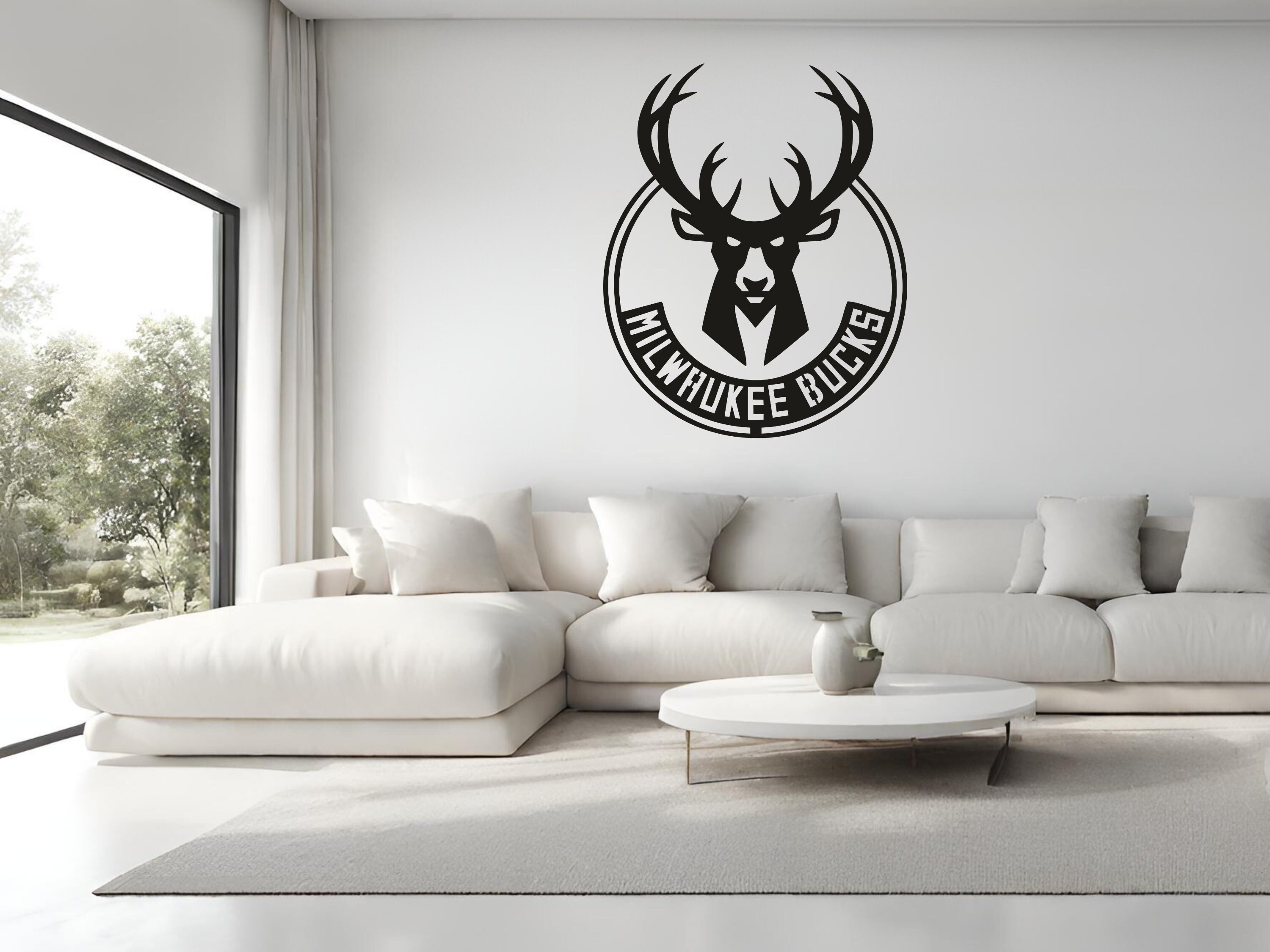 Milwaukee Bucks Gift, NBA Gift, NBA Wall Art, Milwaukee Bucks Garage ...