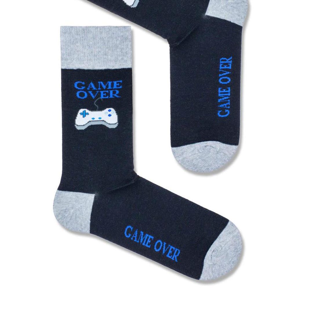 Gamer Socks Game Over Player Gaming Unisex Socks, Socks, Funny Socks ...