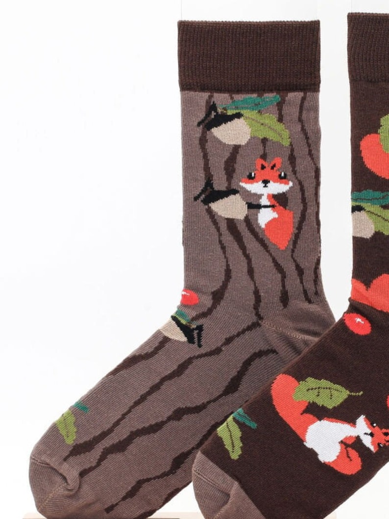 Squirrel Nuts Unisex Socks, Funny Socks, Cozy Socks, Men Socks, Woman Socks, Fun Design, Cool ...