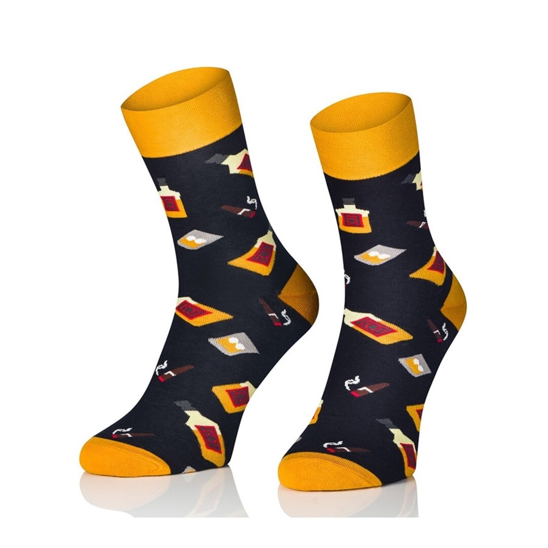 Whiskey Cigar Whisky Socks, Funny Socks, Cozy Socks, Men Socks, Woman ...