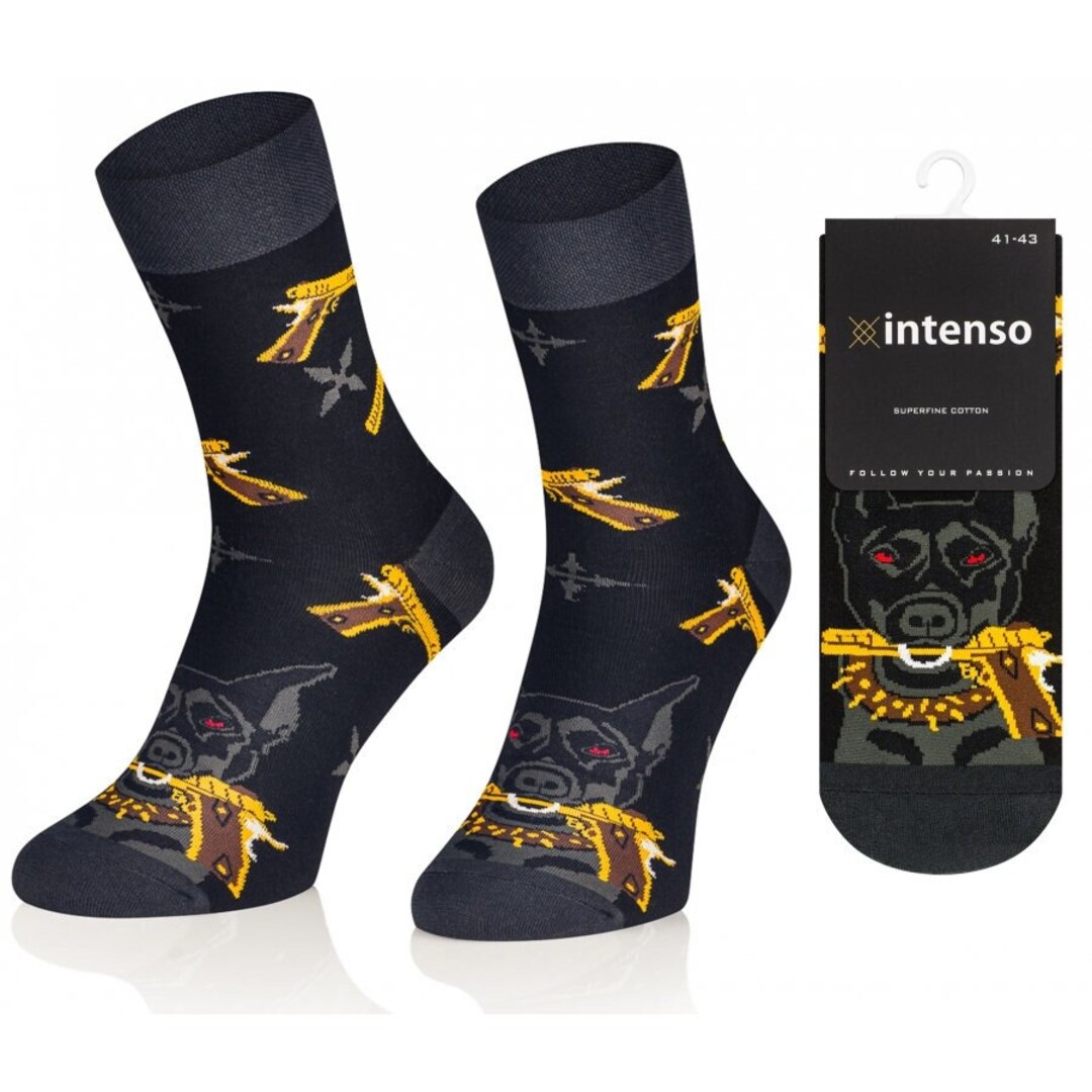 Gun Mad Dog Socks, Funny Socks, Cozy Socks, Men Socks, Woman Socks ...