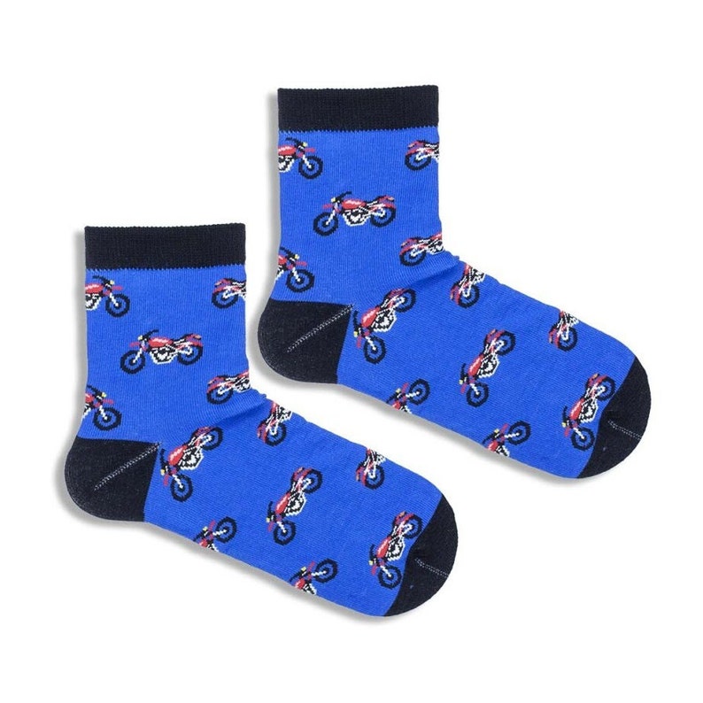 Kids Motocross Motorcycle Socks: Fun Mismatched Cotton Socks - Etsy