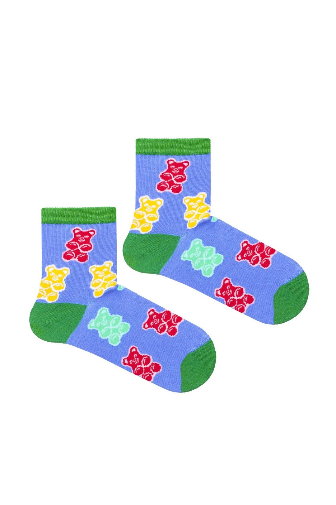 Jelly Bear Gummy Bear Kids Socks, Funny Socks, Cozy Socks, Casual, Fun ...