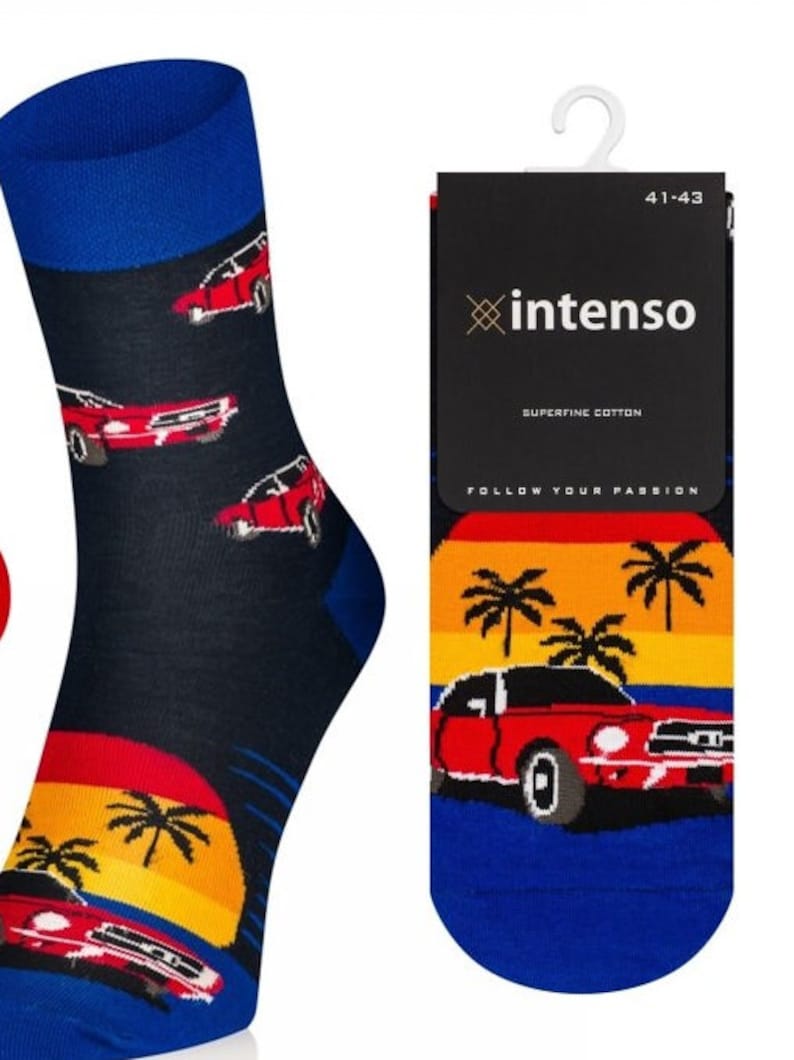 Ford Mustang Socks: Classic Car Combed Cotton Men's Socks - Etsy