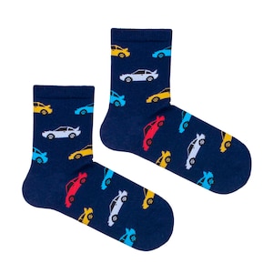 Racing Car Socks Kids Socks, Funny Socks, Cozy Socks, Casual, Fun ...