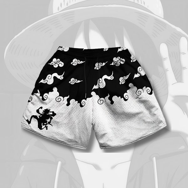 One Piece Anime Gym Shorts - Etsy