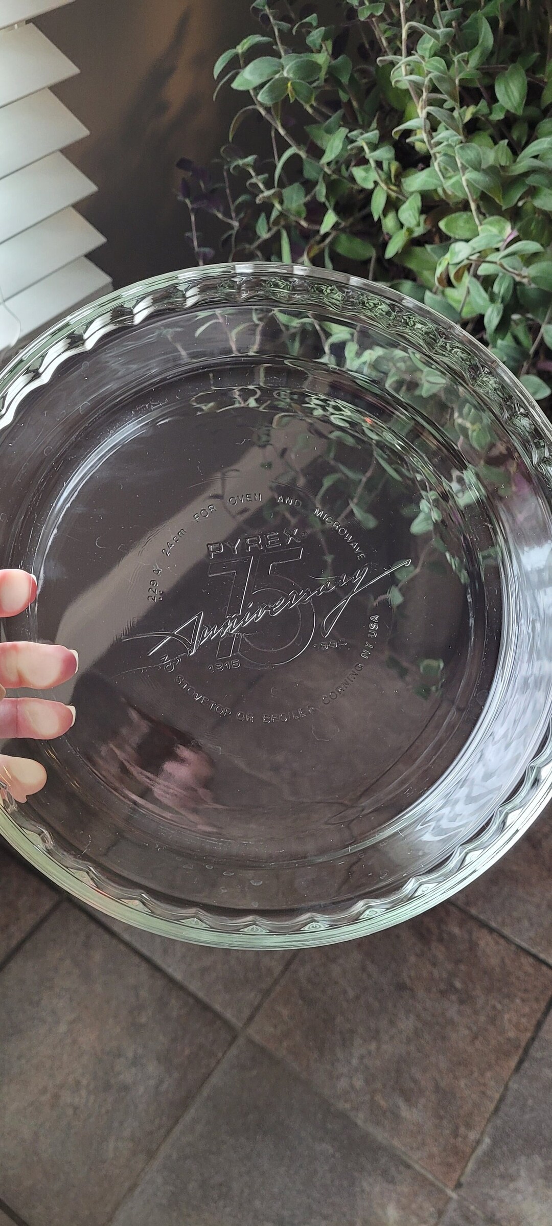 Pyrex 75th Anniversary 9 Pie Plate - Etsy