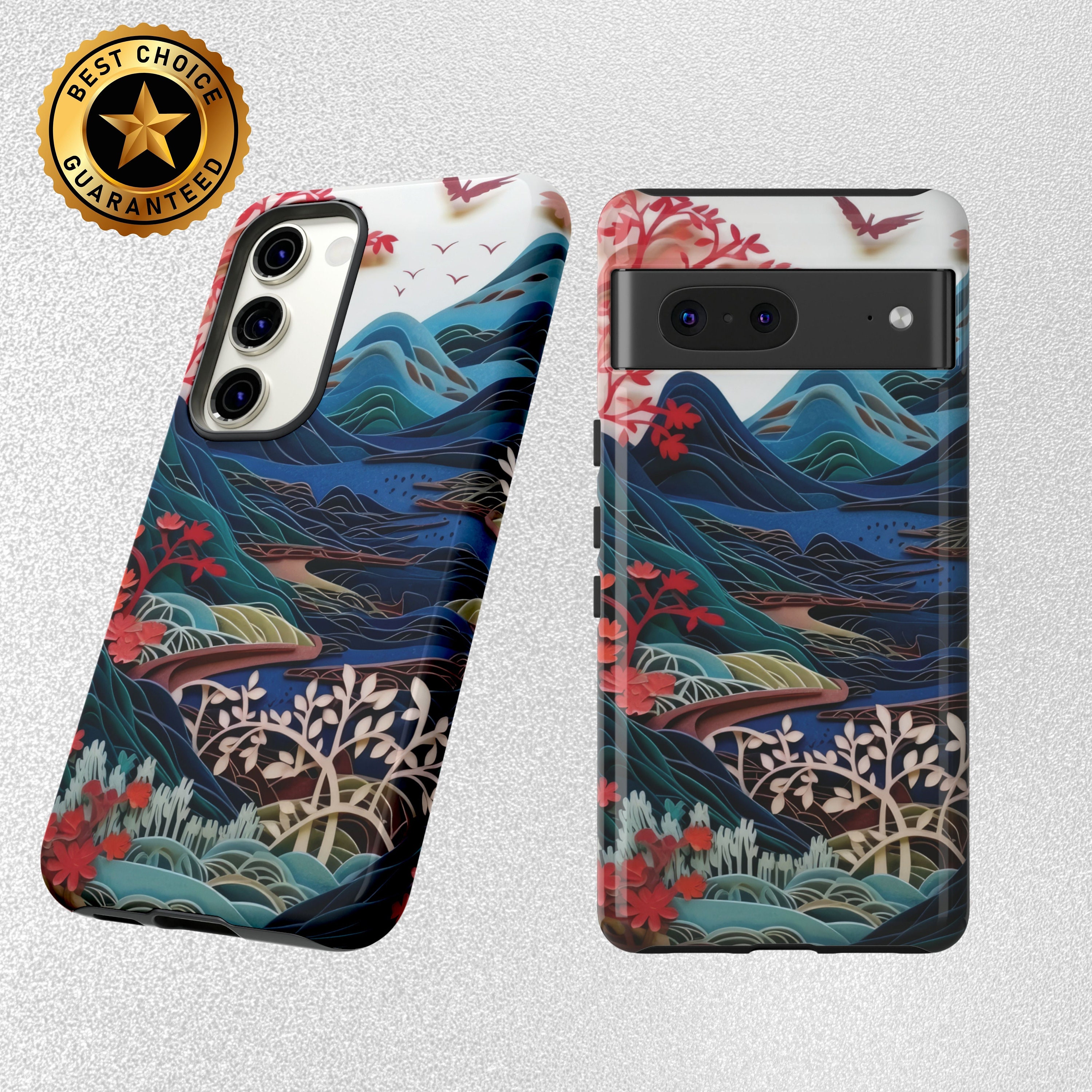 3D Paper Cut Phone Case Unique Phone Case Gift for Her Cool - Etsy