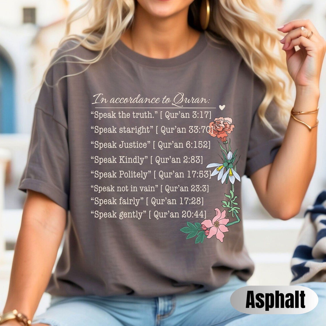 Quran Quote Shirt for Muslim Mom, SABR Patience Definition Sweatshirt ...