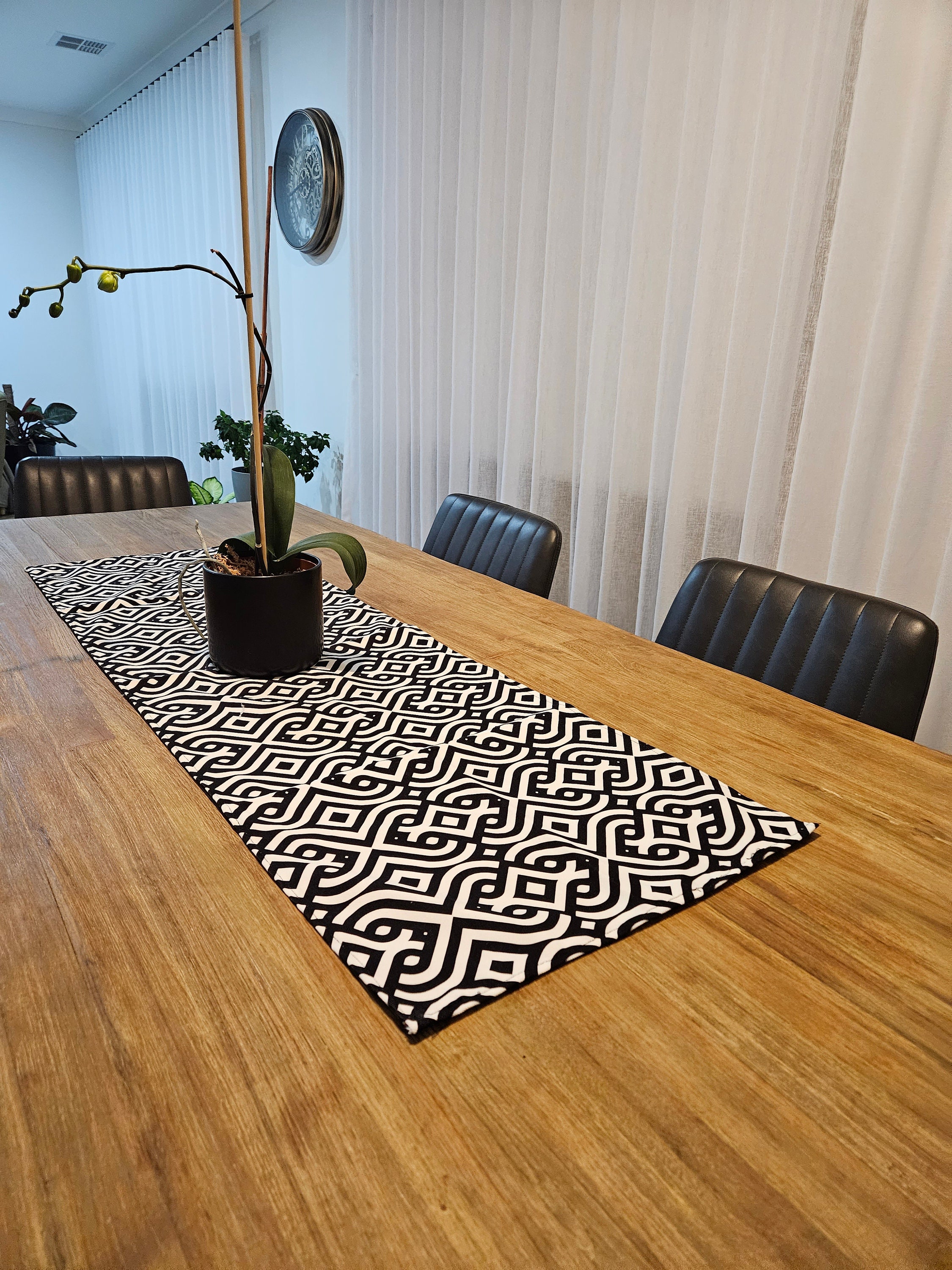 Abstract Table Runner Decorative Table Runner upholstery - Etsy