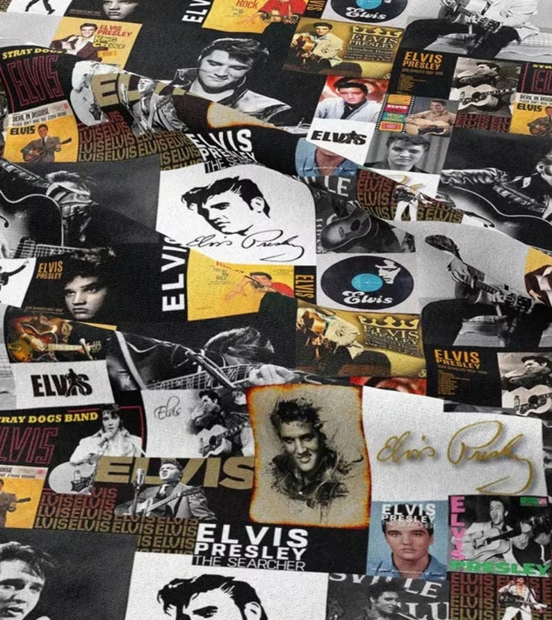 Elvis Presley Fabric by the Meter, 3 Meters , Panel,poster,upholstery ...