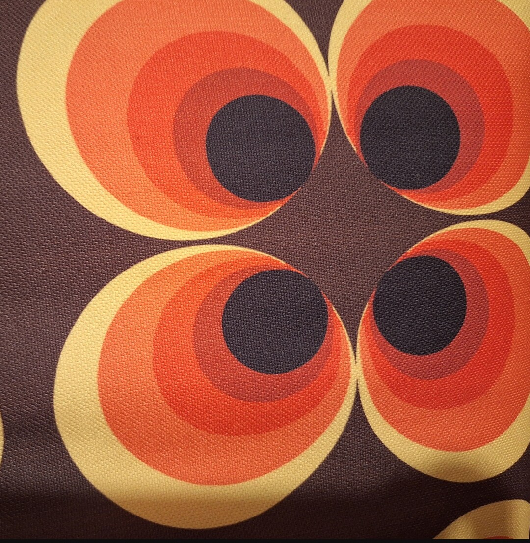 Retro,vintage Stlyle,geometric Pattern Fabric is Dark Brown Background ...