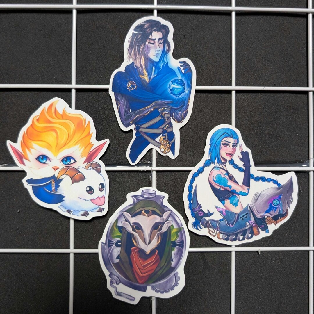 Arcane Sticker Jinx Heimadinger Ekko Firelight Viktor - Etsy