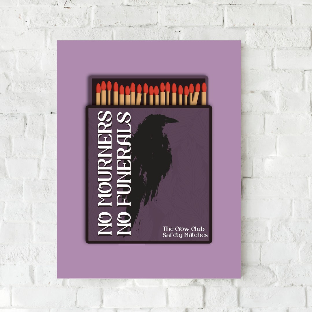 Six of Crows Digital Art Print | Crooked Kingdom, Crow Club Matches - Etsy