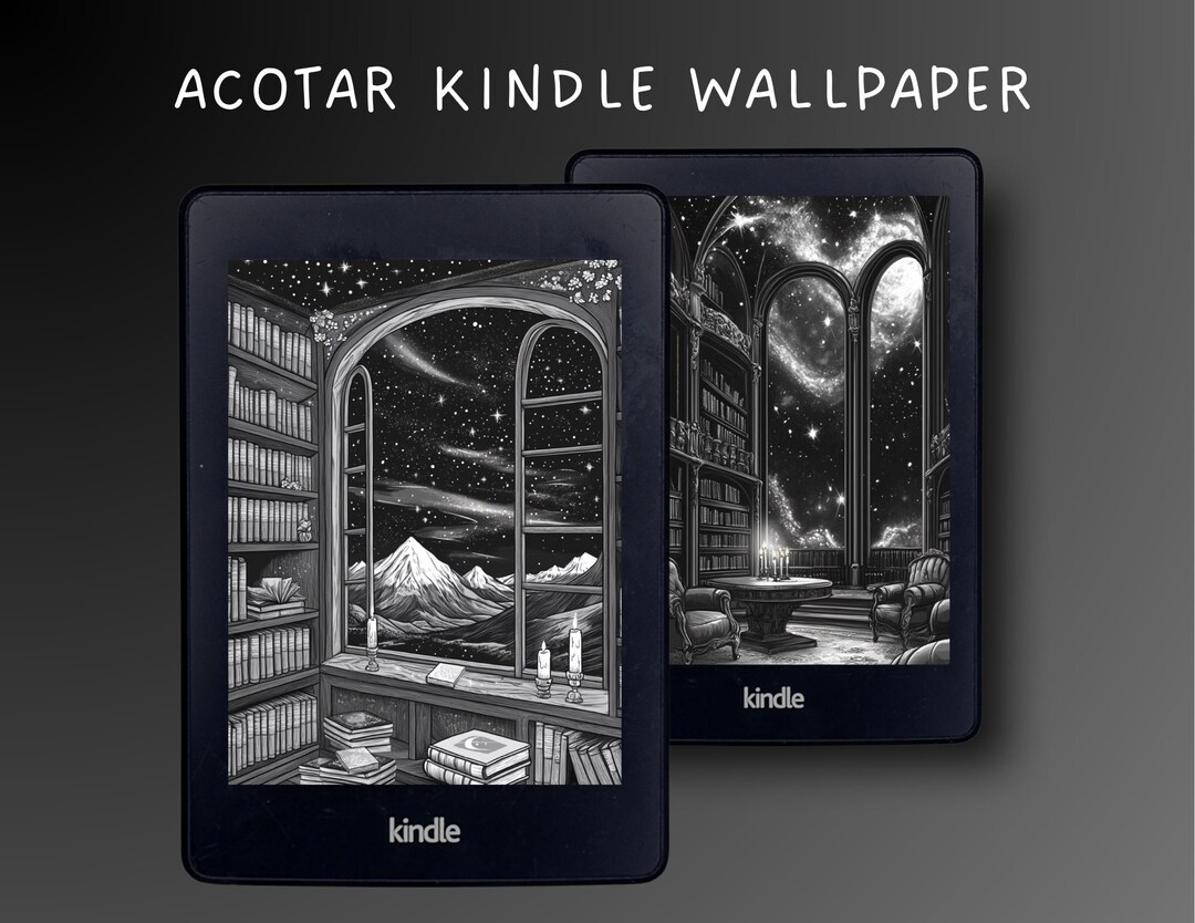 ACOTAR Inspired Kindle Lock Screen Night City Kindle Background Fantasy ...