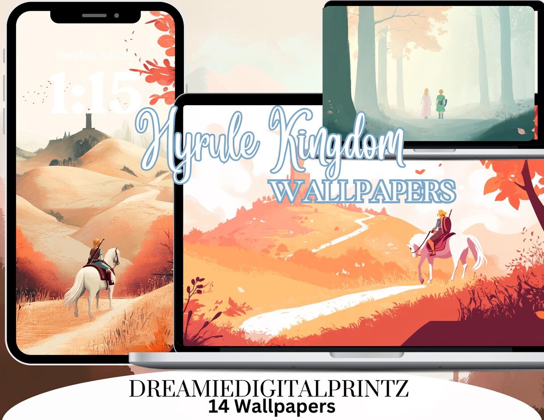 Autumn Wallpaper Zelda Inspired Wallpaper Phone Monitor iPad the Legend ...