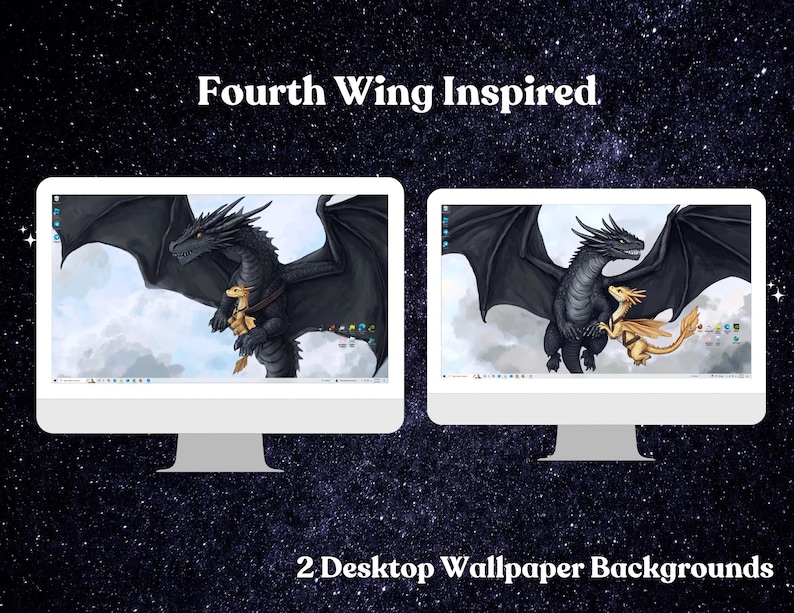 Fourth Wing Inspired Desktop Wallpaper for Monitor Desktop Wallpaper ...
