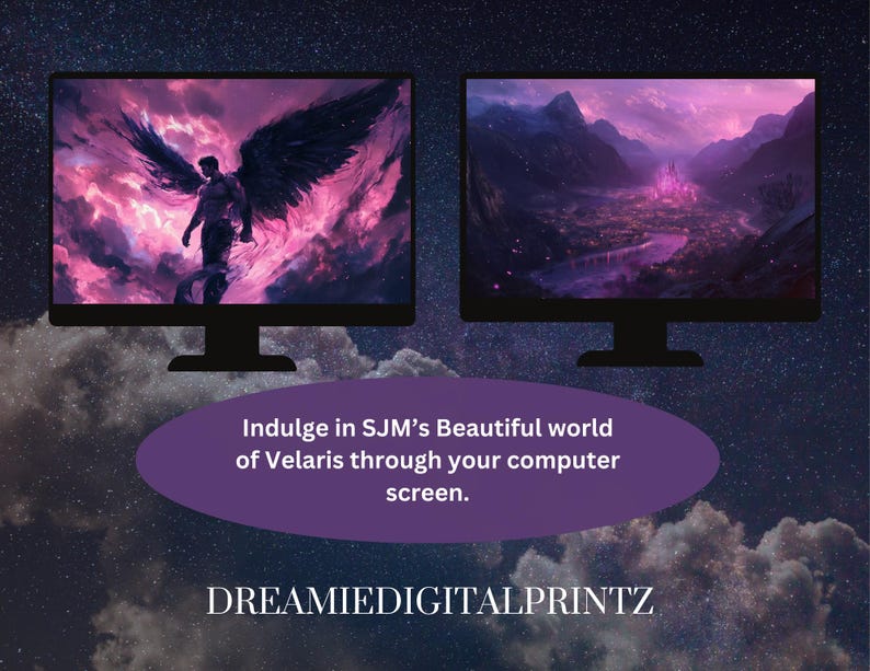 ACOTAR Inspired Wallpaper Themed Digital Wallpaper, SJM, Court of ...