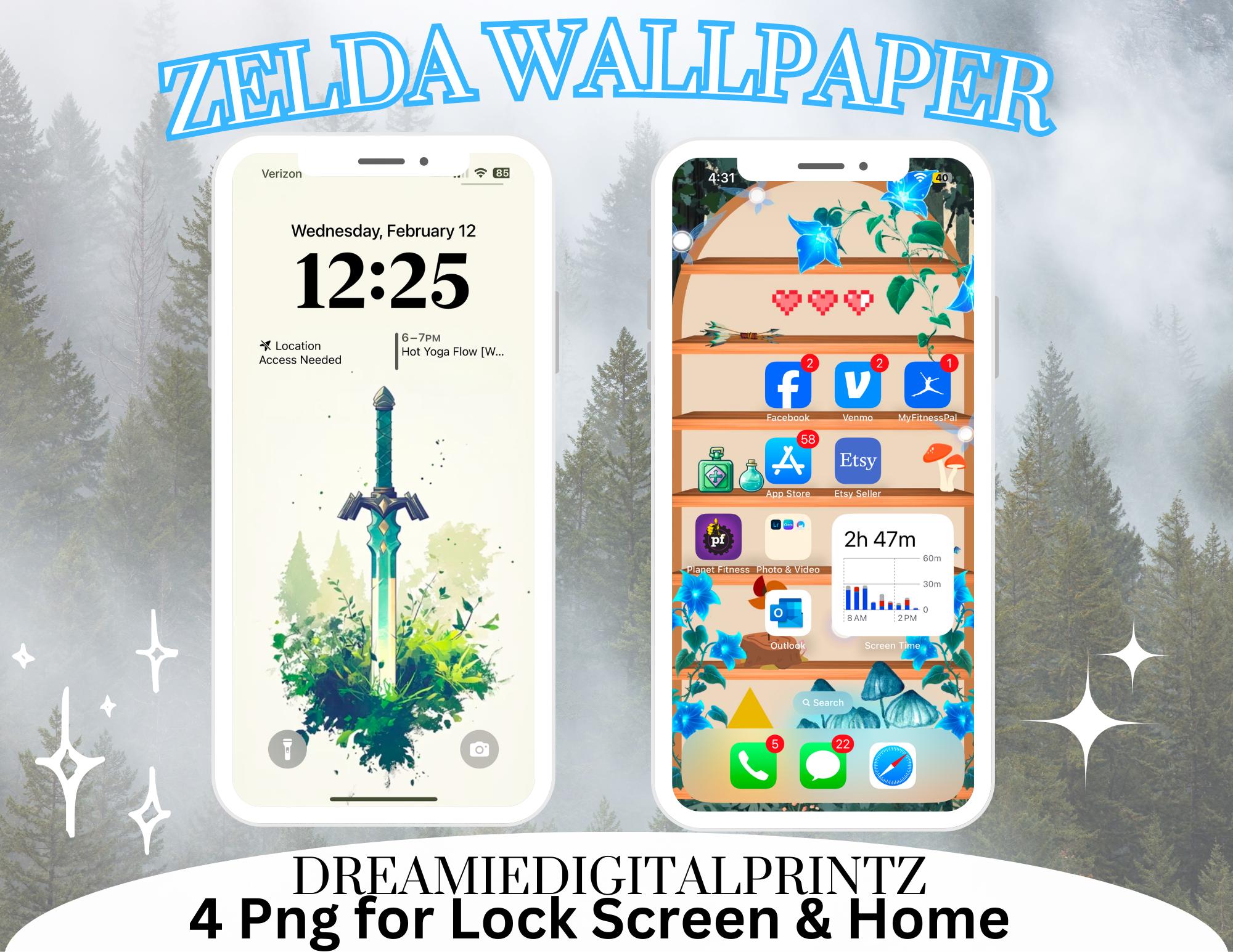 Zelda Hyrule Kingdom Wallpaper Phone Inspiration IOS 18 Phone Theme ...