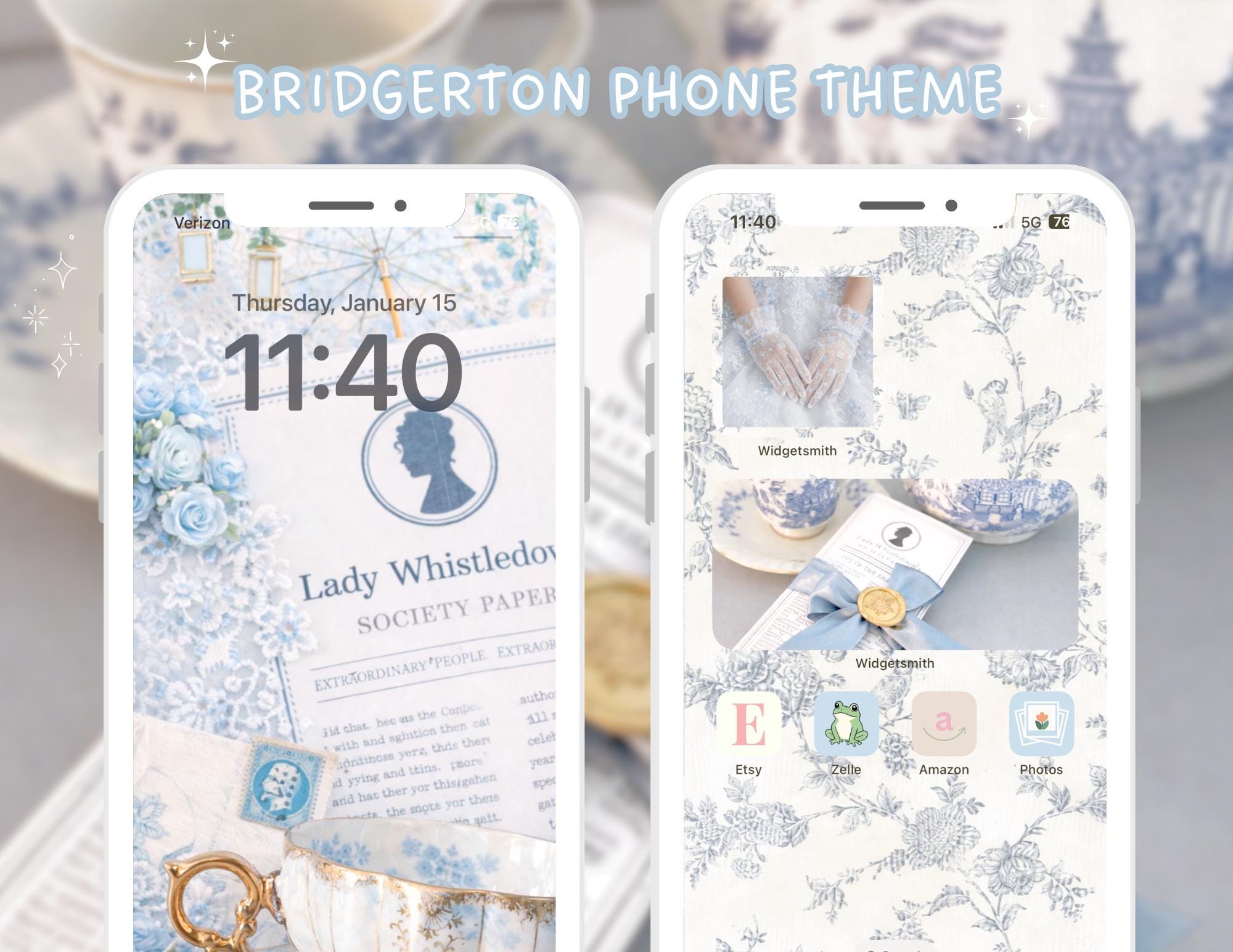 Bridgerton Inspired Wallpaper | Dearest Gentle Reader | Phone Wallpaper ...