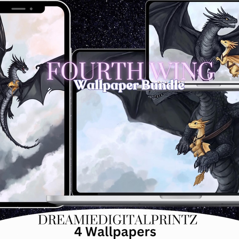 Fourth Wing Desktop Wallpapers - Etsy